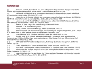 Dynamic Analysis of Power Cable in Floating Offshore Wind Turbine | PDF