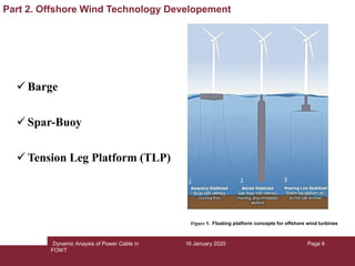 Dynamic Analysis of Power Cable in Floating Offshore Wind Turbine | PDF