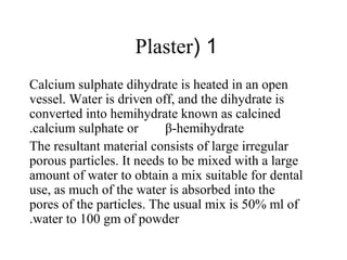 Model and die materials | PPT