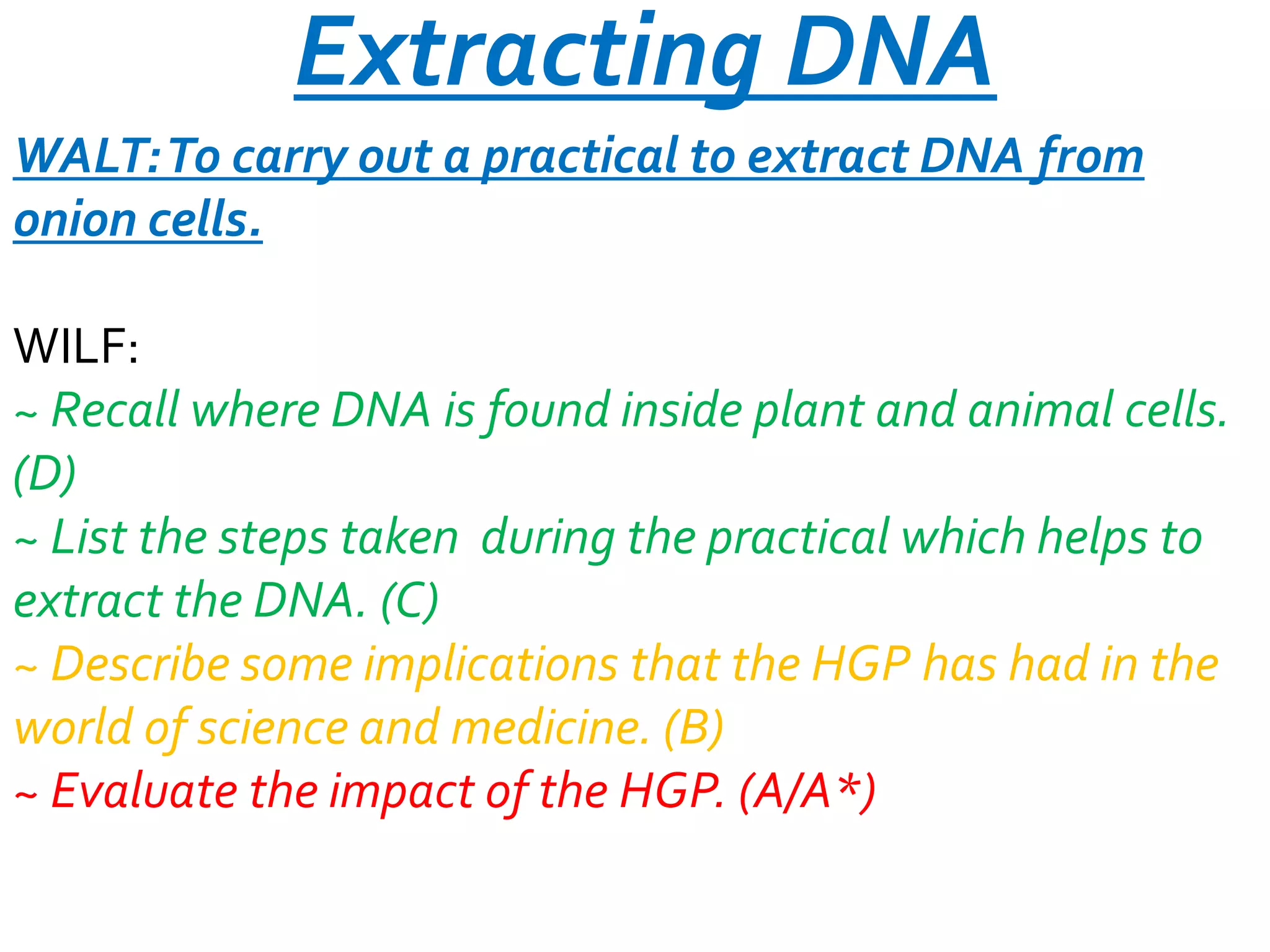 B2.4 extracting dna | PPTX
