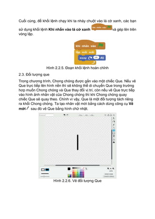 Thiệp sinh nhật:Bài 2: Lập trình chong chóng quay | PDF