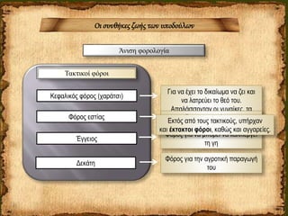 Οι συνθήκες ζωής των υπόδουλων | PPT