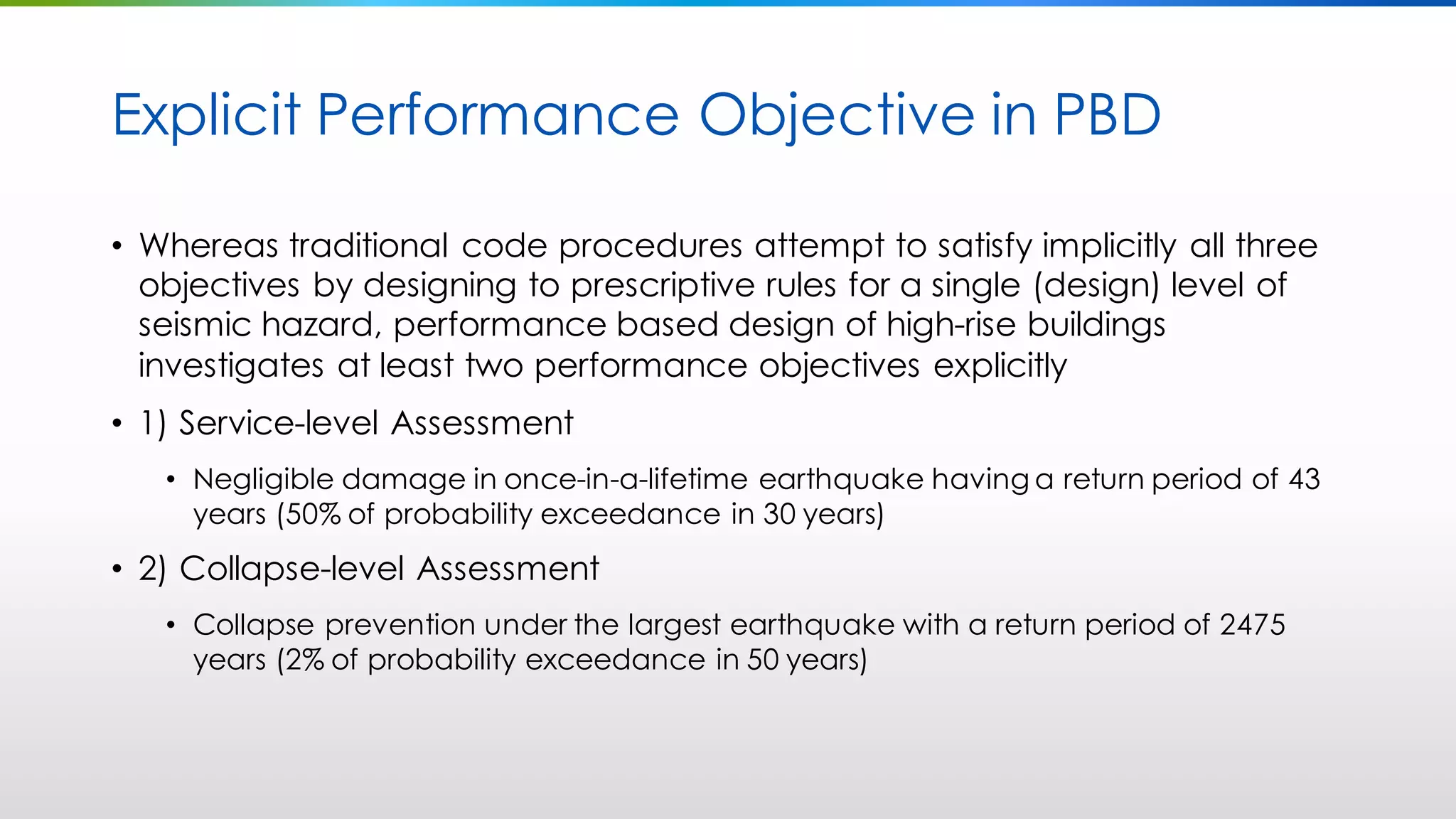 CASE STUDY: PERFORMANCE-BASED SEISMIC DESIGN OF REINFORCED CONCRETE ...