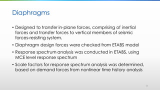 CASE STUDY: PERFORMANCE-BASED SEISMIC DESIGN OF REINFORCED CONCRETE ...