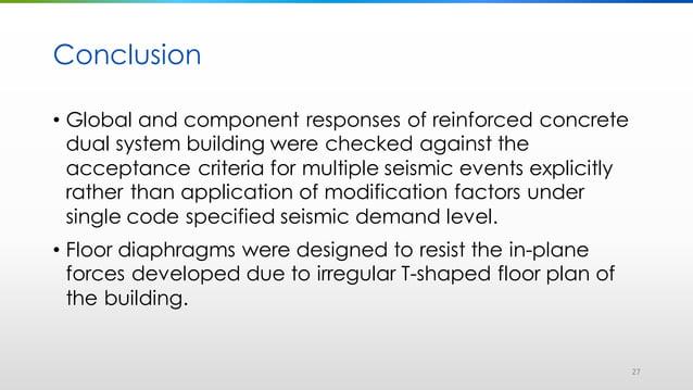 CASE STUDY: PERFORMANCE-BASED SEISMIC DESIGN OF REINFORCED CONCRETE ...