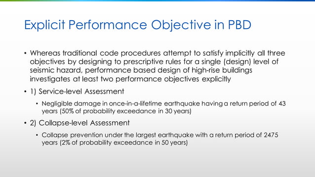CASE STUDY: PERFORMANCE-BASED SEISMIC DESIGN OF REINFORCED CONCRETE ...