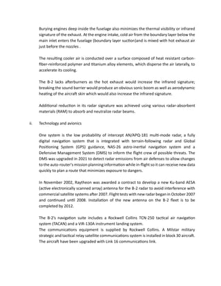 B2-Bomber Recherche ,history and characteristics | PDF