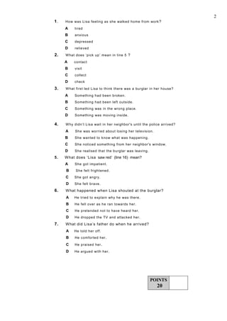 B2 sample with keys | PDF