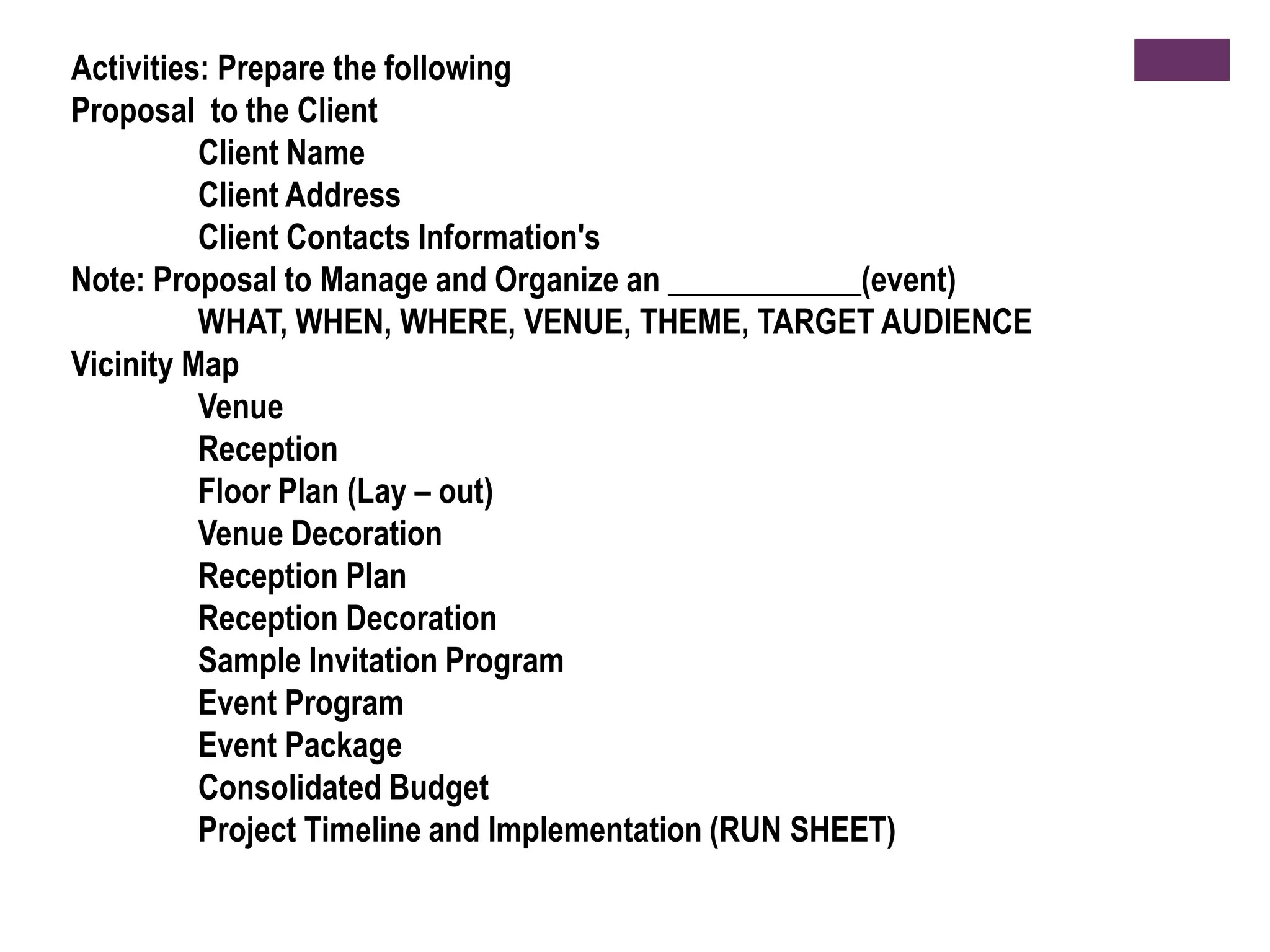 Events Management Services NC III_Class of 2023 | PPTX