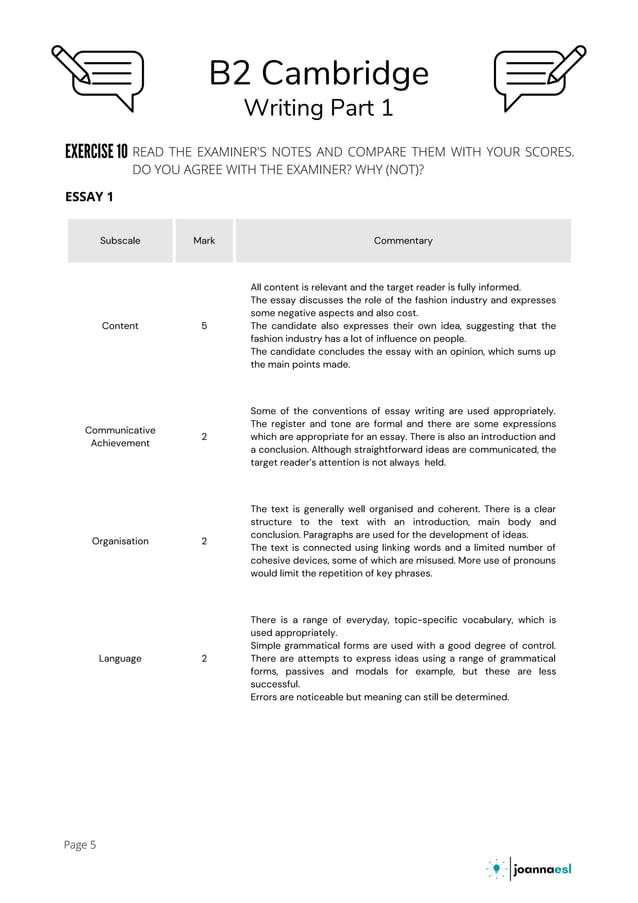 b2-writing-part-1-fashion-worksheet (2).pdf | Apparel Industry | Industries