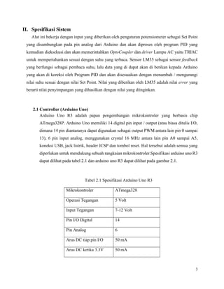 B200 - Sistem Kendali PID Suhu Ruangan Menggunakan LM35 Sebagai Sensor dan Driver Triac berbasis ...