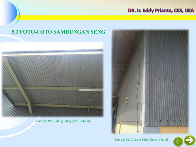 Struktur dan Konstruksi I : Mengenal Dinding Logam (Seng) | PPTX