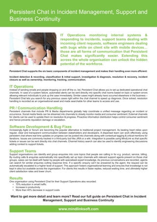 MindLink - Incident Management | PDF