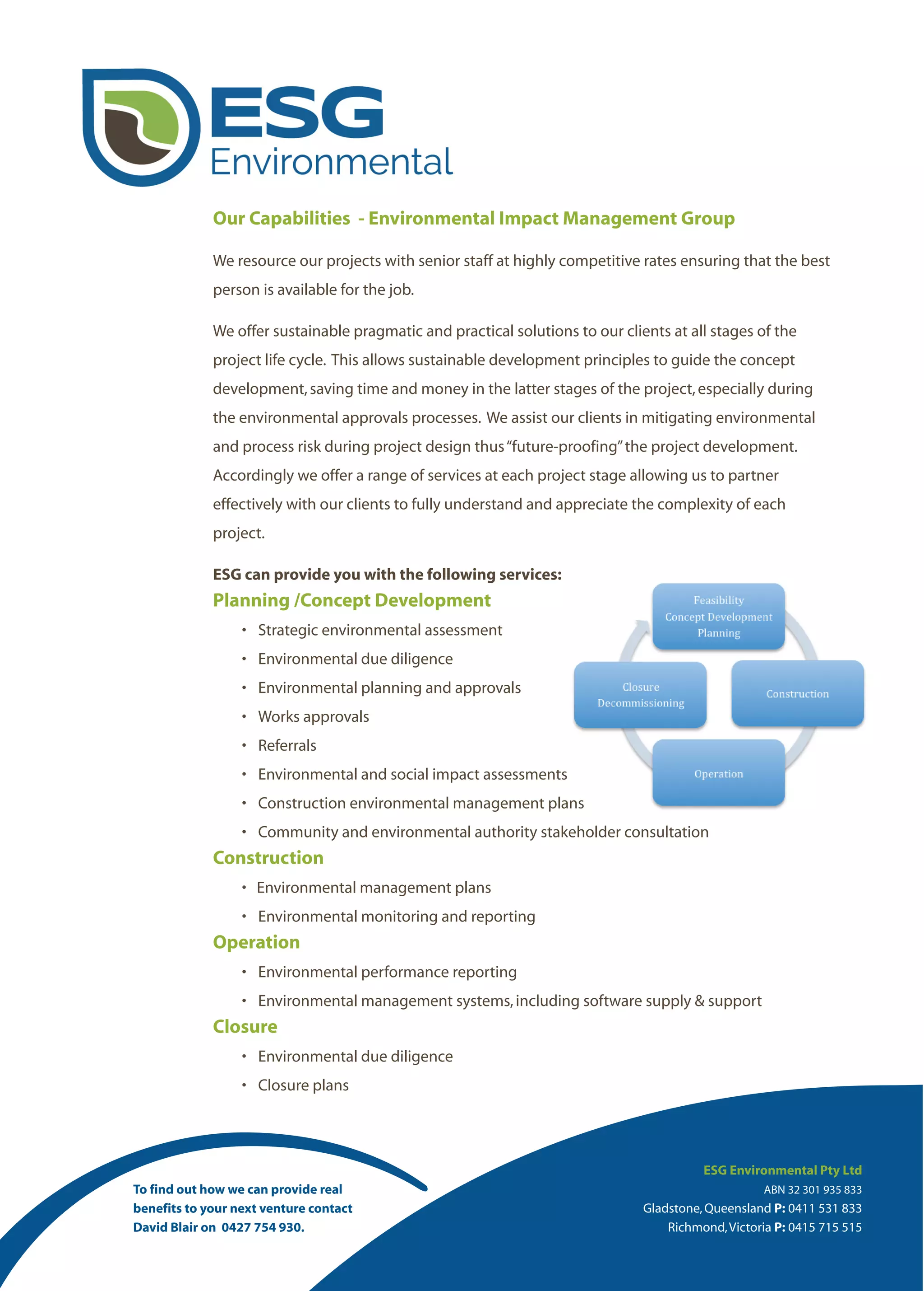 ESG Capability Statement | PDF