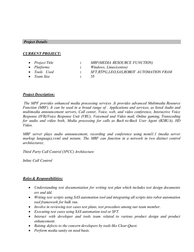 Resume_Gajendrasharma | DOCX | Computer Networking | Computing