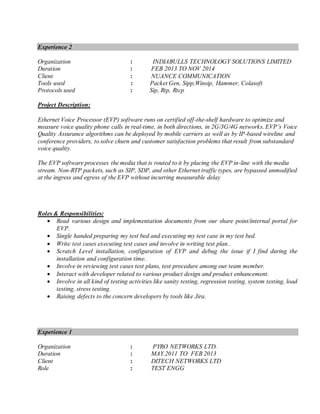 Resume_Gajendrasharma | DOCX | Computer Networking | Computing
