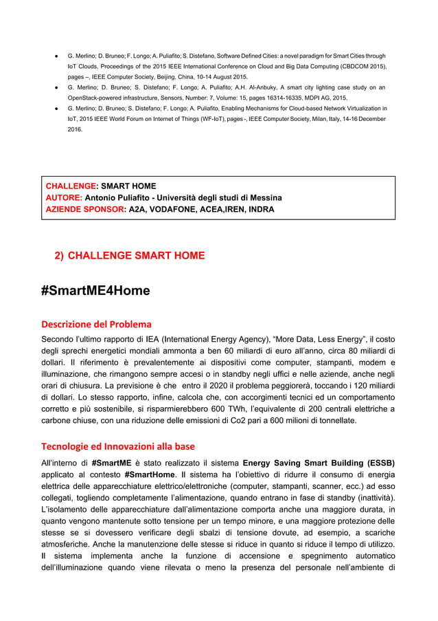 SmartMEPlatformforBeDigital-UniMe | PDF | Computing | Technology & Computing