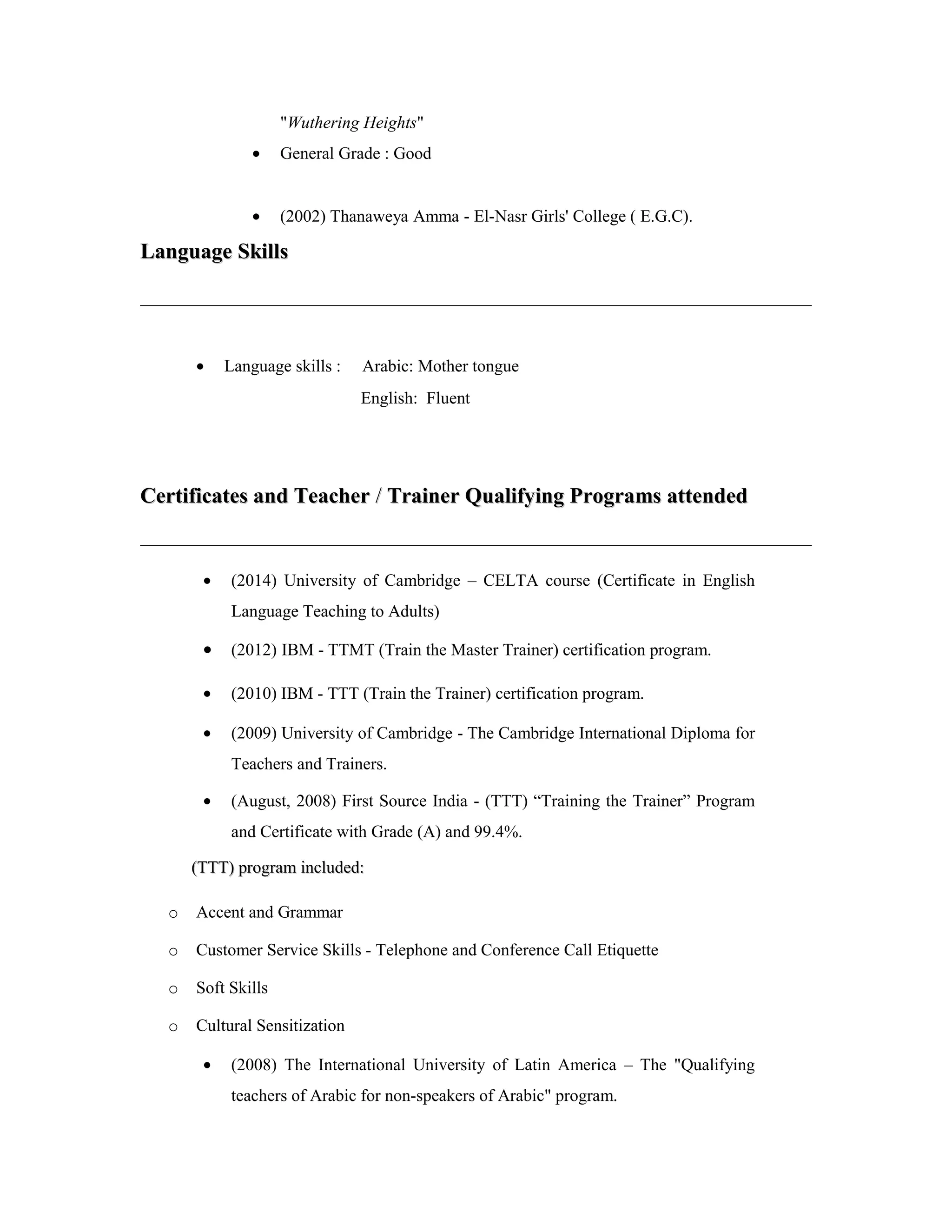 Rasha Anwar - CV and Cover Letter | DOC