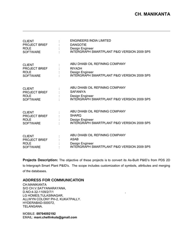 Manikanta_Resume | DOC