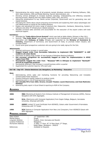 Manoj Kulkarni--CV (Updated) | PDF