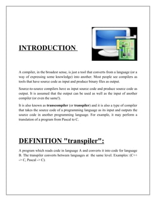 Source-to-Source Compiler | PDF
