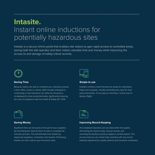 Intasite_Brochure | PDF