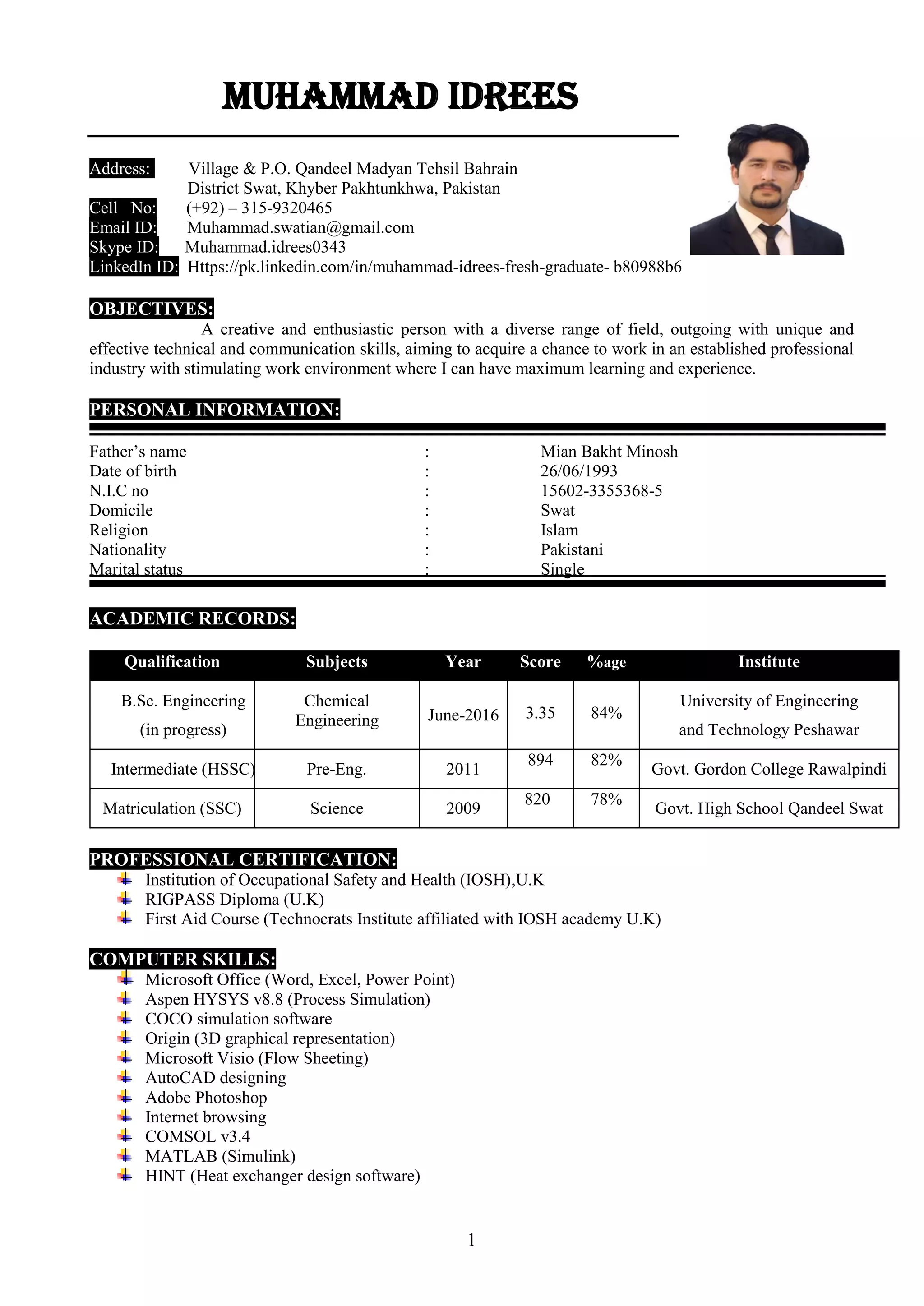 Resume | PDF | Professional School | Postgraduate Education