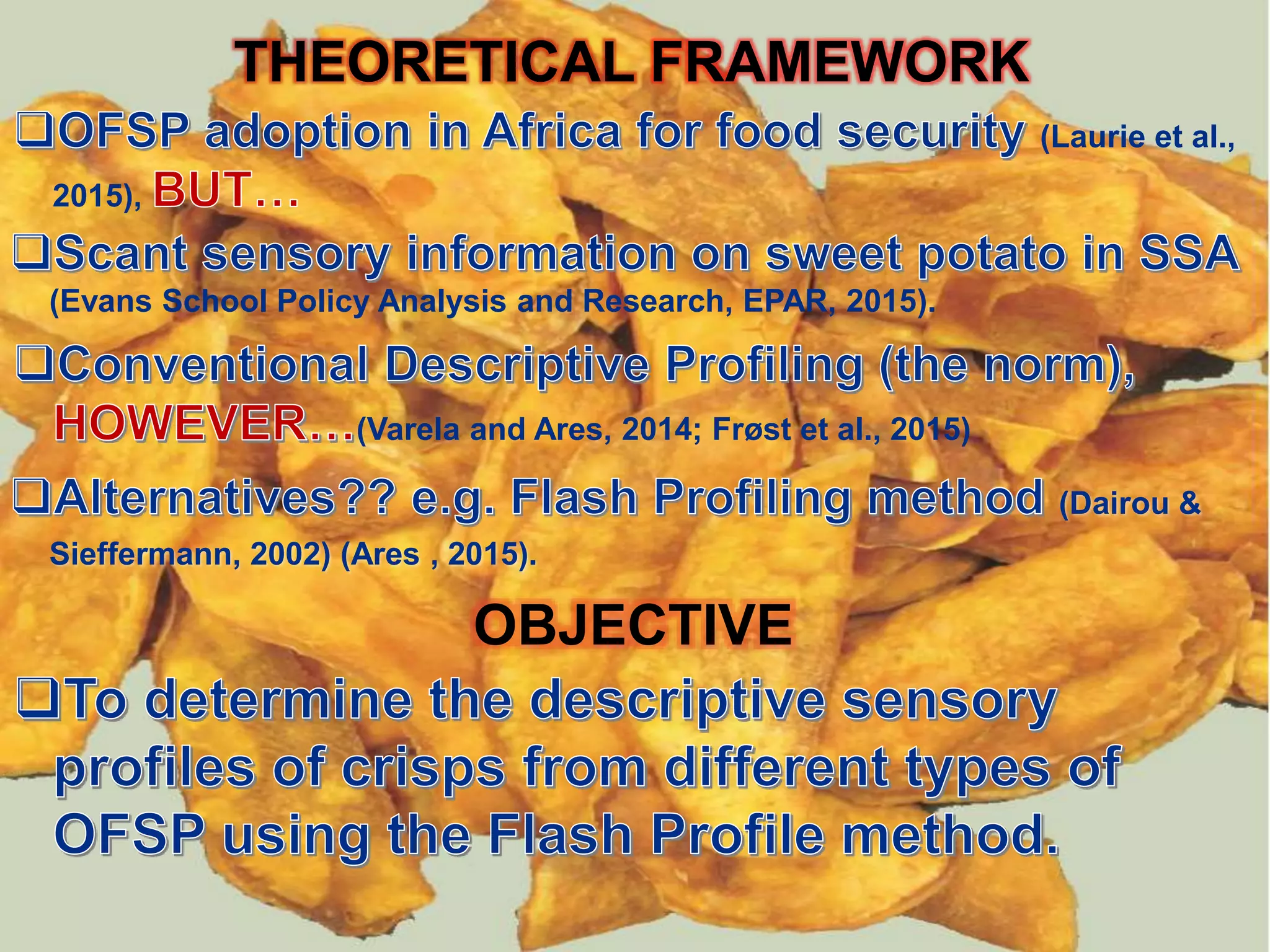 A FLASH PRESENTATION ON THE SENSORY EVALUATION OF ORANGE-FLESHED ...