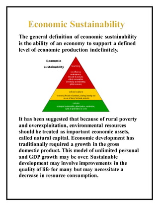 Economic Sustainability Definition