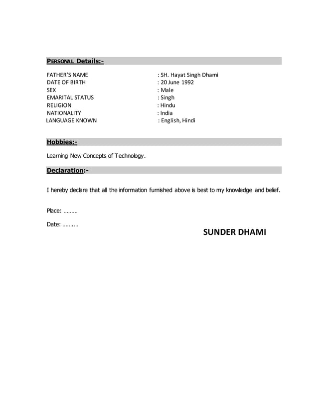 SUNDER DHAMI | PDF