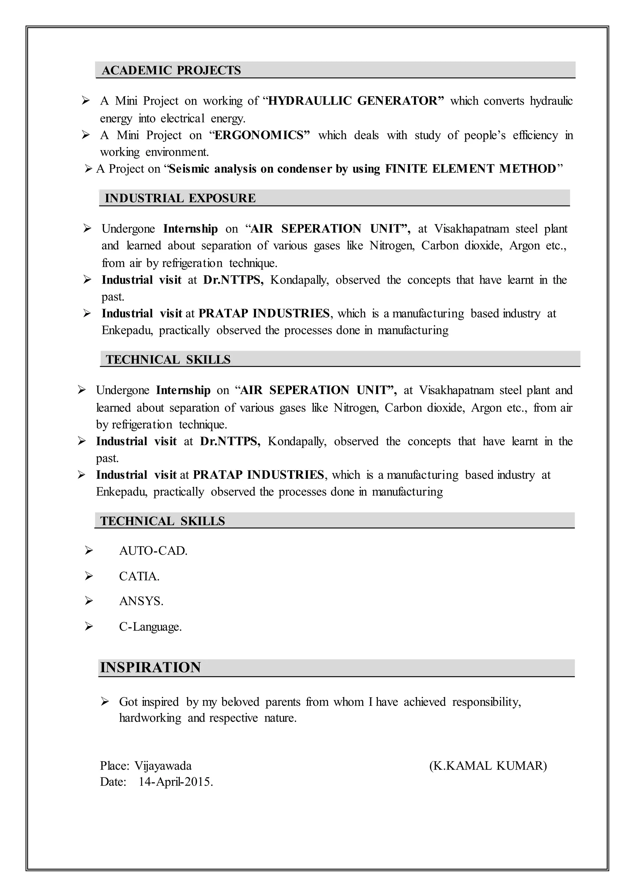 kamal resume edited | DOCX