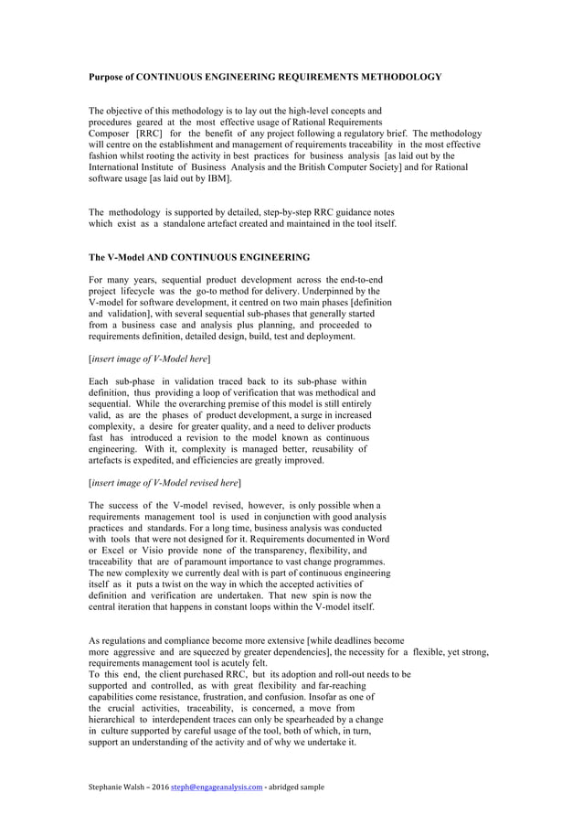 Cont Eng Methodology | PDF | Computer Software and Applications | Computing