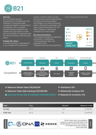 B21 One Pager English | PDF