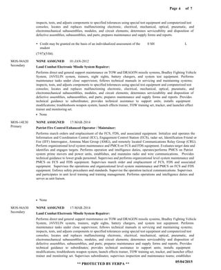 Joint Service Transcript | PDF