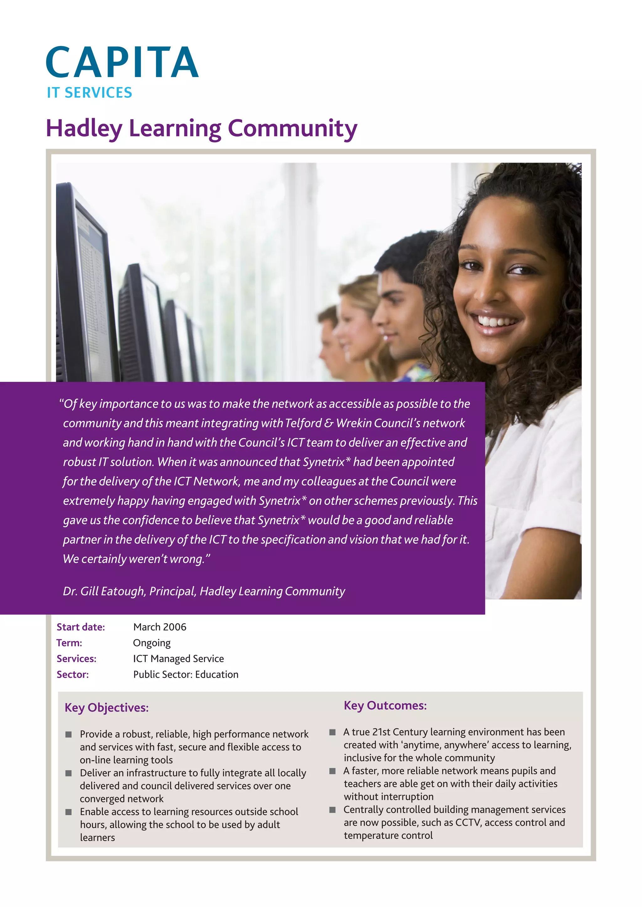 Hadley-Learning-Community | PDF | Daycare and Pre-School | Parenting