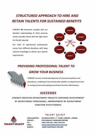 TALENT_SELECT BROCHURE | PDF
