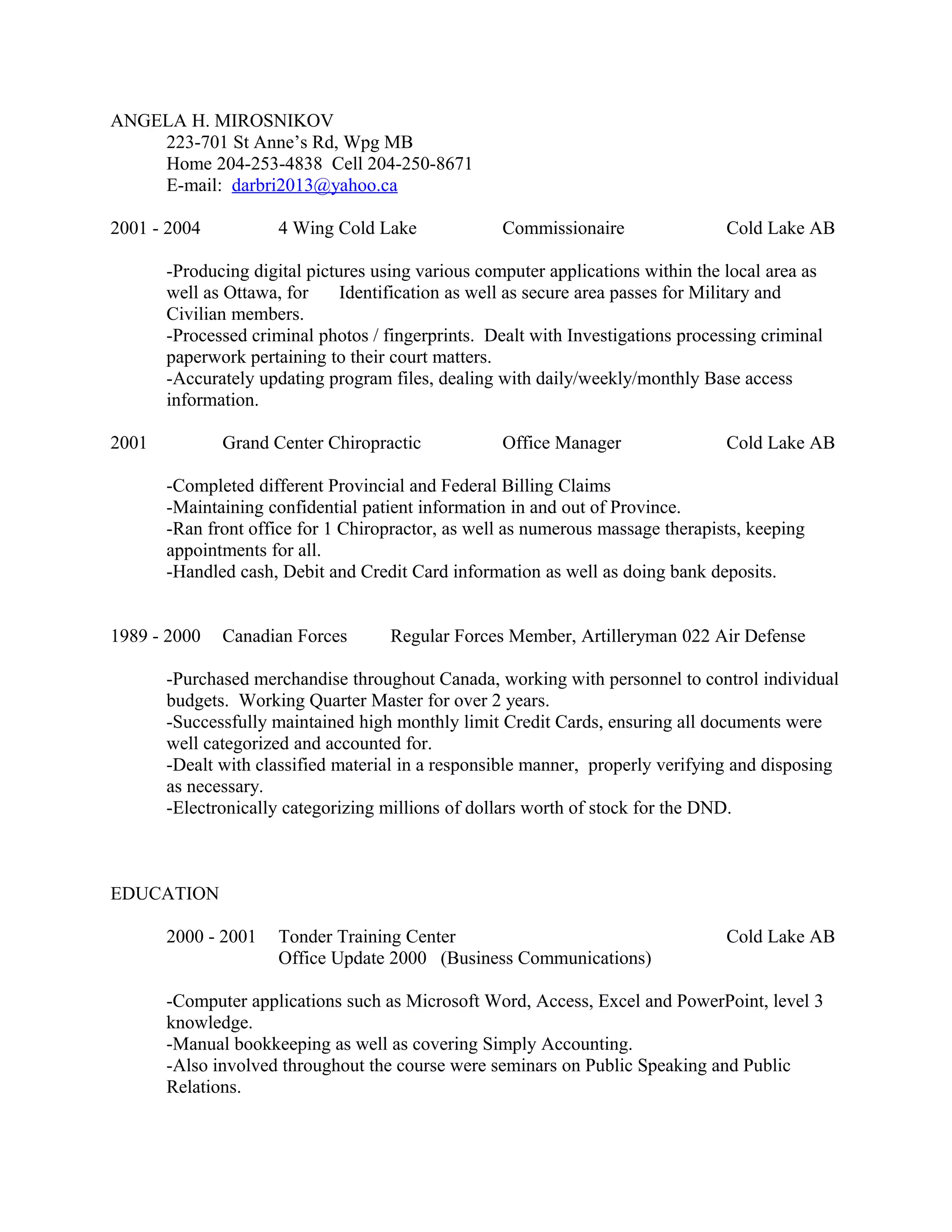 ANGELA H Resume (3) | DOC