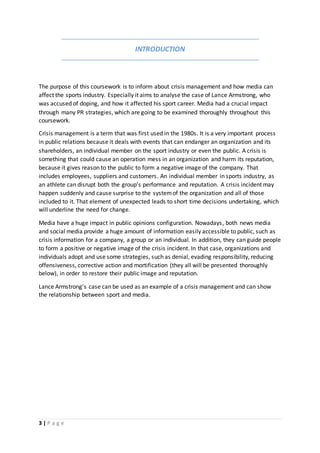 Crisis Lance Armstrong | DOCX