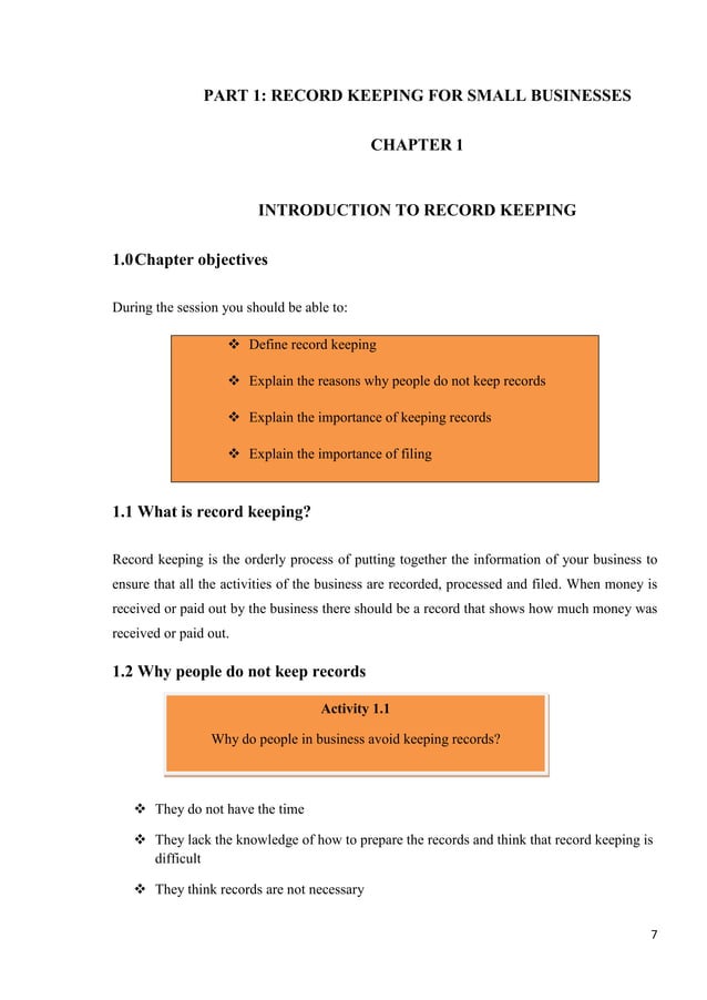 BOOK FOR RECORD KEEPING - latest | PDF | Business Accounting & Finance ...