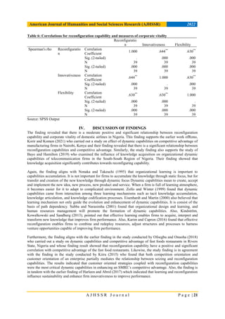 Resource Reconfiguration Capability and Corporate Vitality of Domestic Airlines in Nigeria | PDF ...