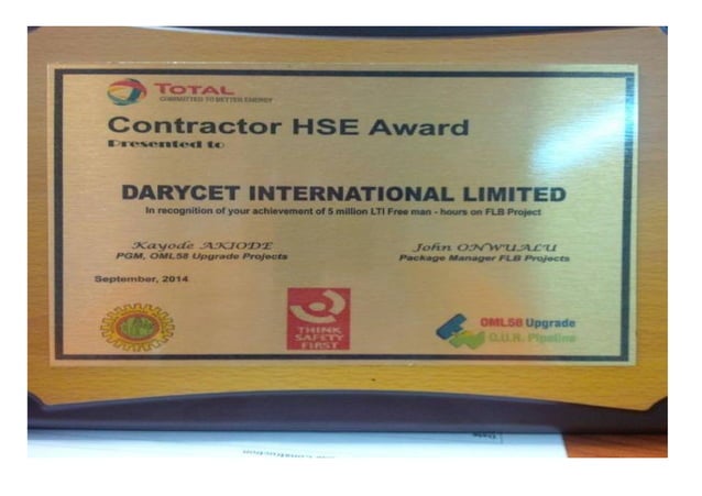 DIL HSE AWARD. | PDF