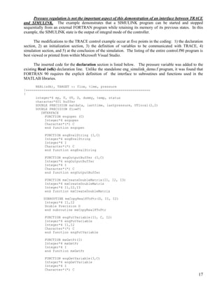 External Interface to SIMULINK | PDF