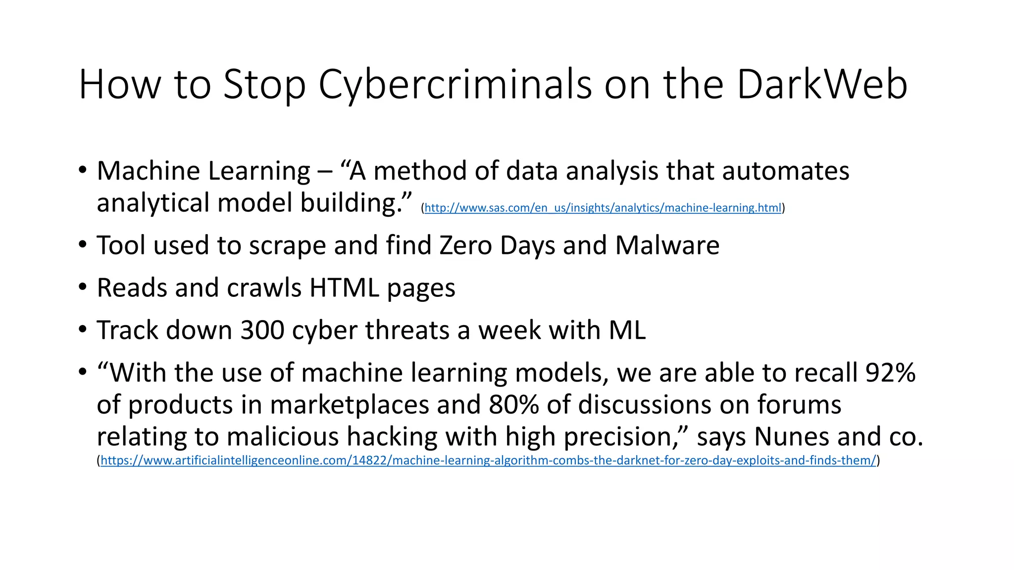 Cybersecurity and the DarkNet | PPTX | Computer Networking | Computing