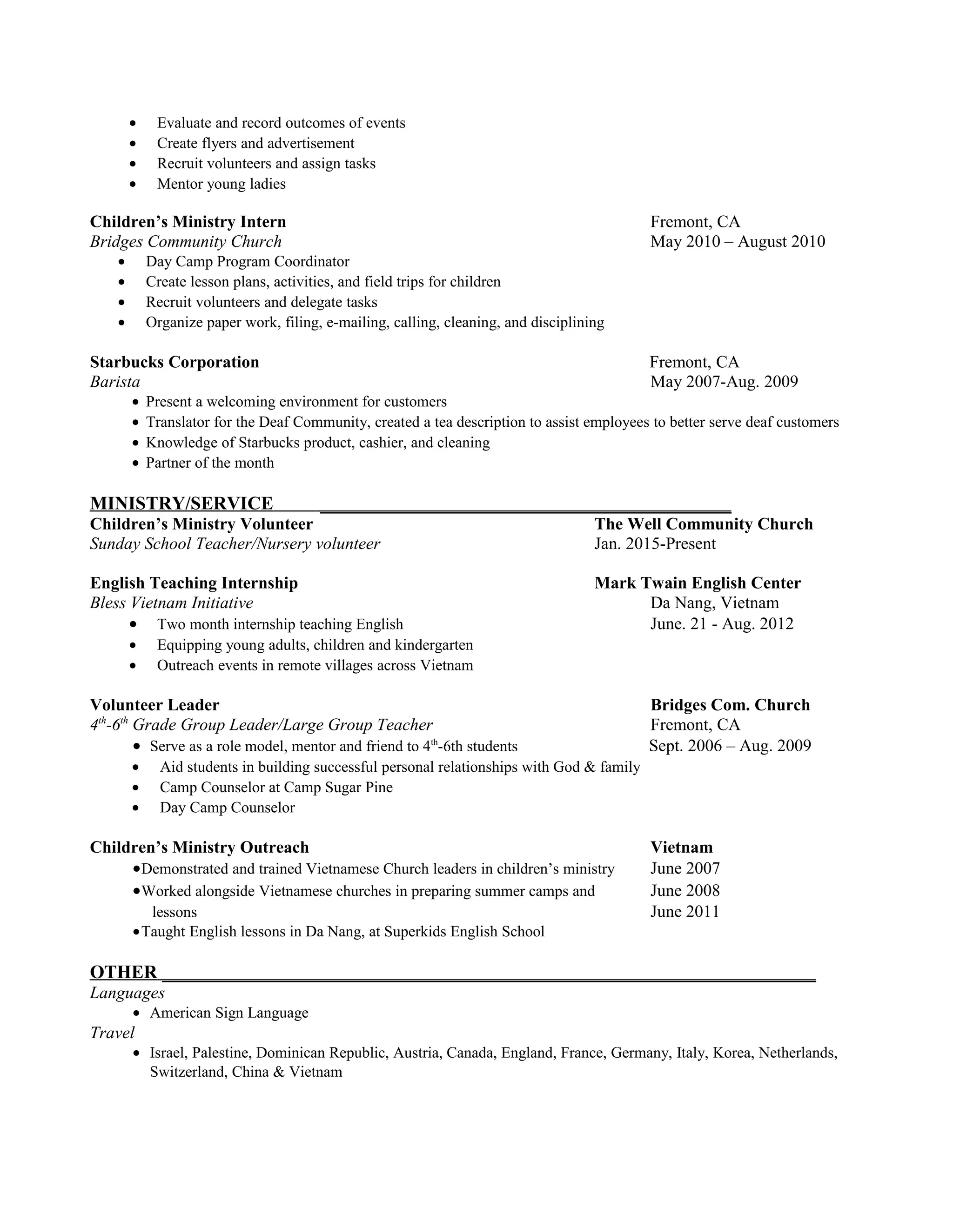 Current Resume | PDF