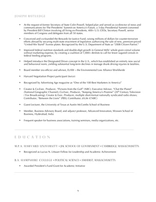 JOSEPH R RUTLEDGE - Bio & Resume | PDF