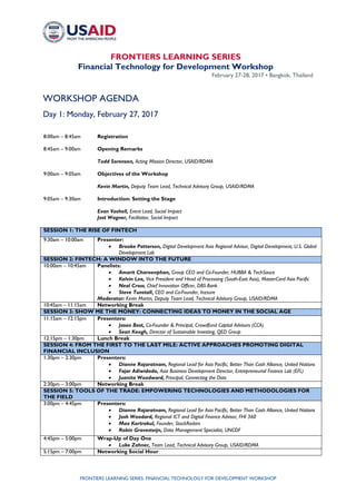 B22: USAID RegTech Programme | PDF