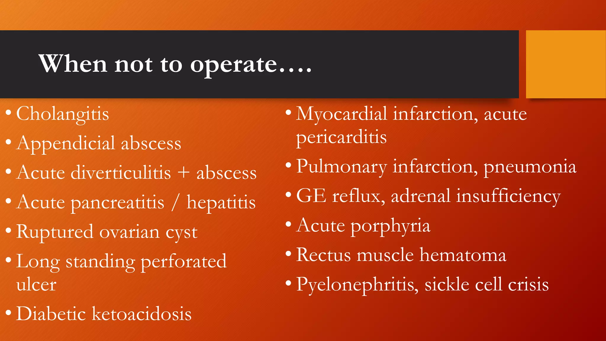 Acute Abdomen Ppt | PPTX