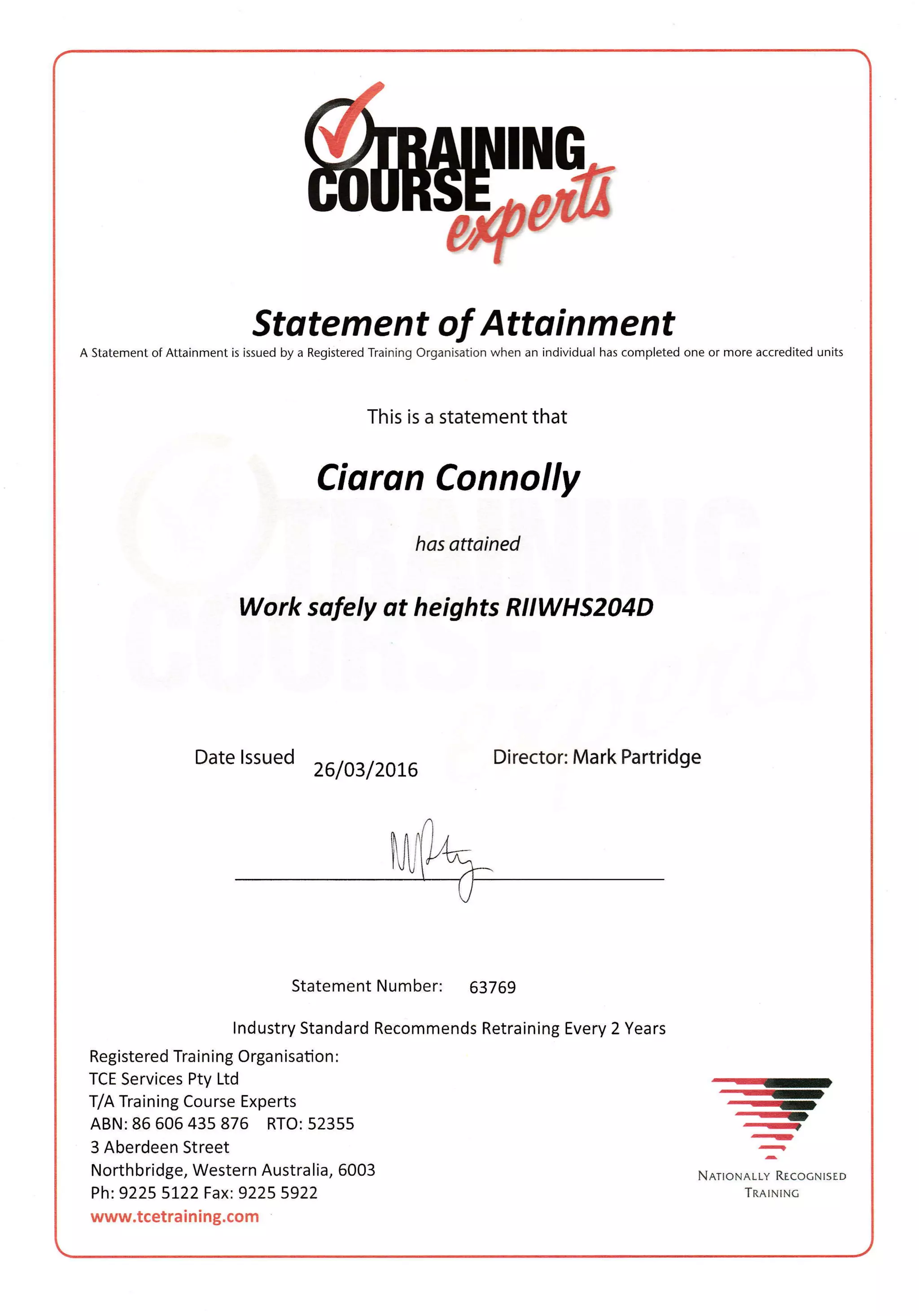 Working at Heights | PDF