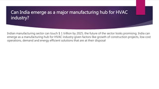 HVAC industry in India | PPTX