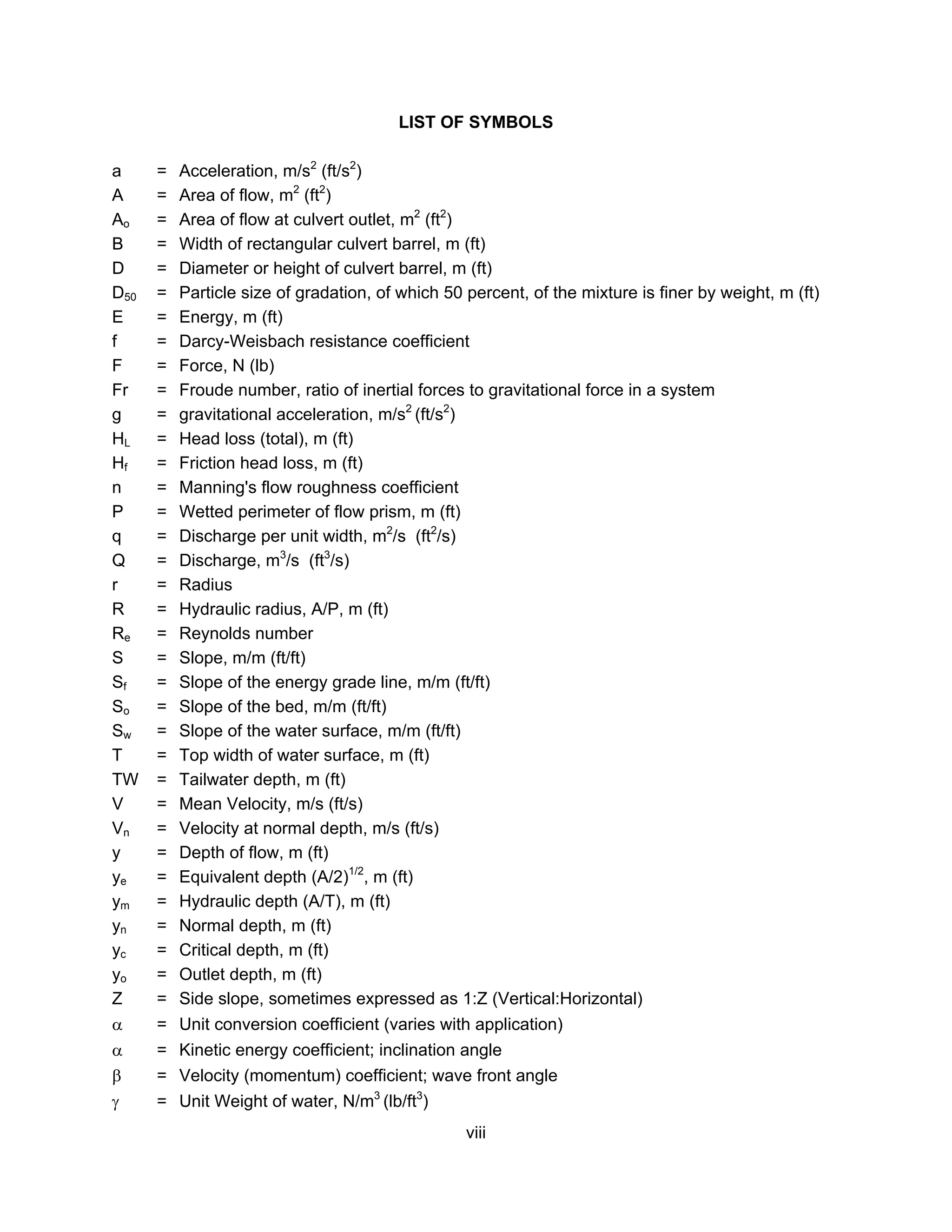 Hydraulic Design of Energy Dissipators for Culverts and Channels, 3rd ...